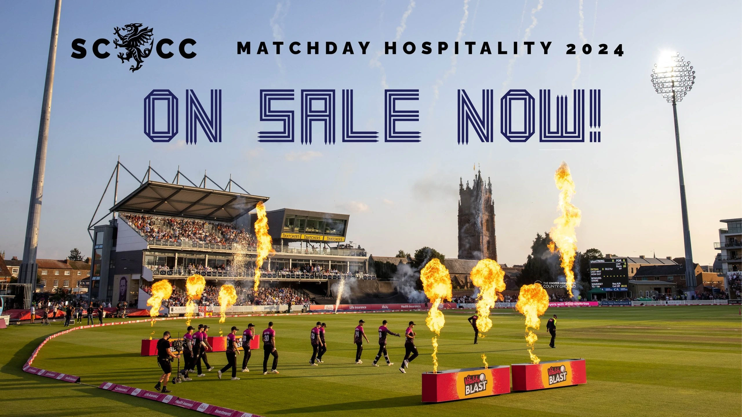 Beat the ticket windows and buy matchday hospitality now! - Somerset